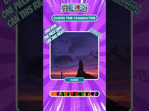 Guess the One Piece Character by Illusions - Extreme to Easy Level! Part 5 #quiz #anime #onepiece