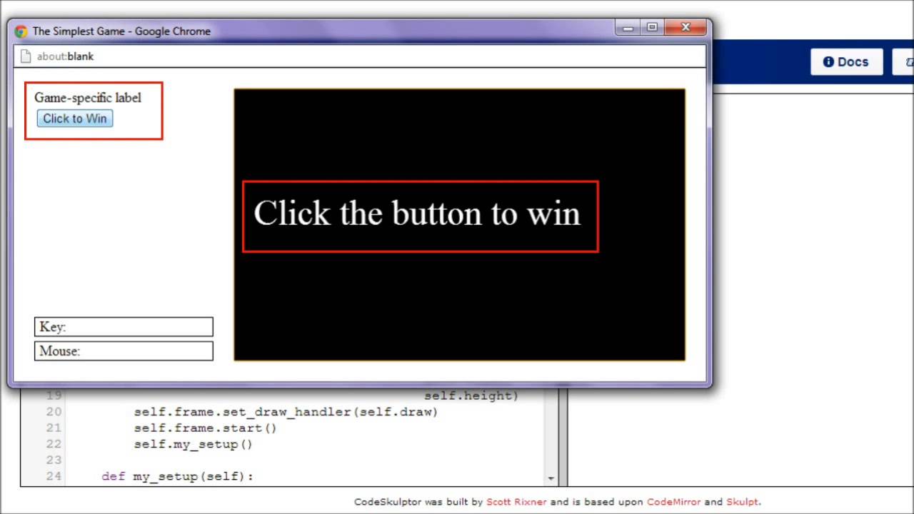 Python Tutorials: From SimpleGUI to Pygame (Game States)