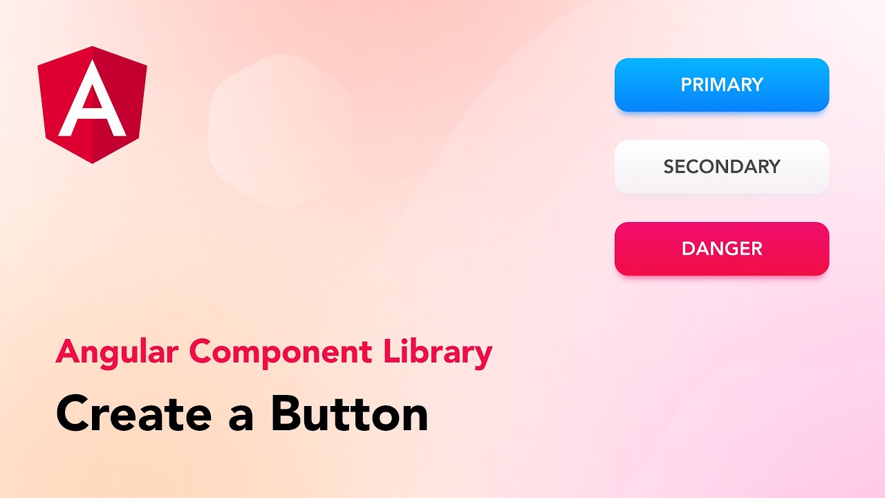 Create a Button - Angular Component