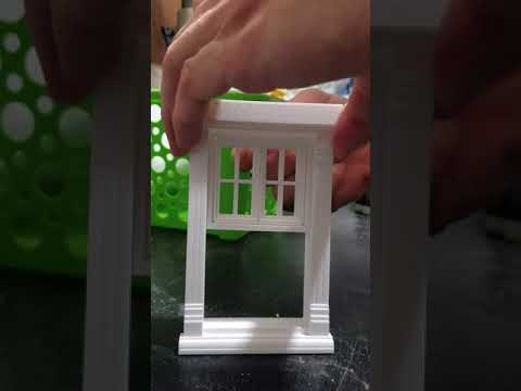 Dollhouse Window functional building house windows frame by edkayo ...