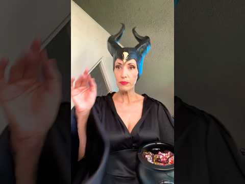 Would you trick or treat at Maleficent’s cottage? #shorts #witch #maleficent #halloween #disney