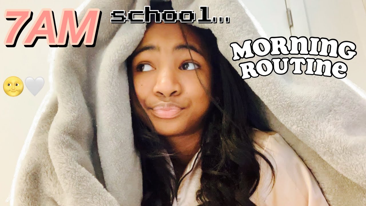 my 7AM school morning routine (6th grade!)
