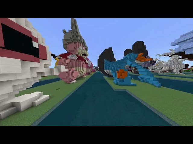 pokemon statue world Minecraft Map