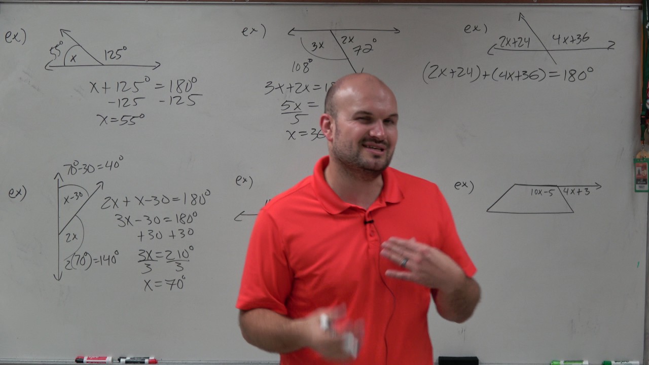 Master finding the missing angle measure using supplementary angles