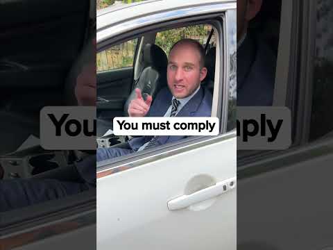 If police ask you to get out of the vehicle, do you have to comply?! #tips #shorts