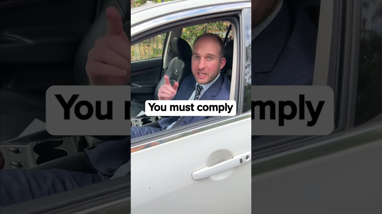 If police ask you to get out of the vehicle, do you have to comply?!  #tips #shorts