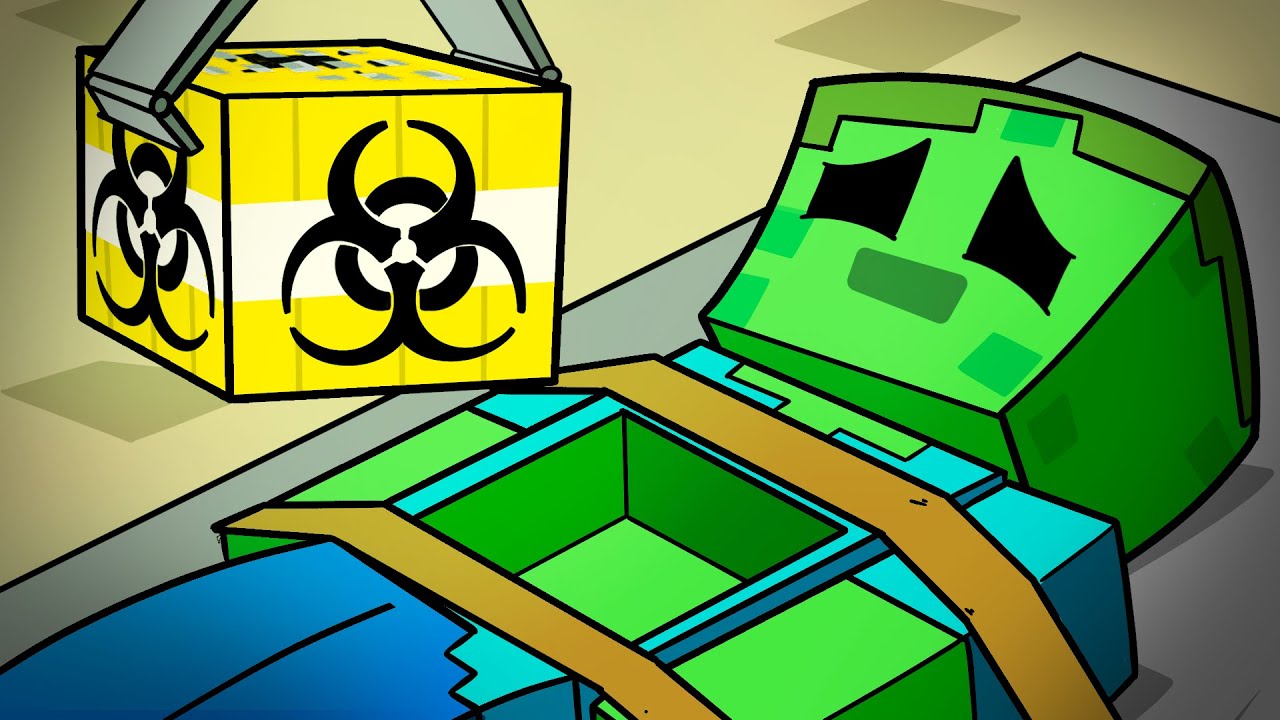 The Story of Minecraft's First Zombie... (Cartoon Animation)