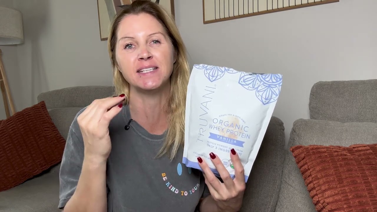 Truvani Organic Grass Fed Whey Protein Powder Vanilla | Review
