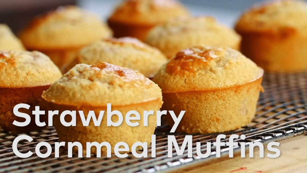 Strawberry Cornmeal Muffins | Cooking | Tasting Table