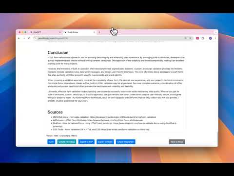 Good Bloggy - Backdrop Build