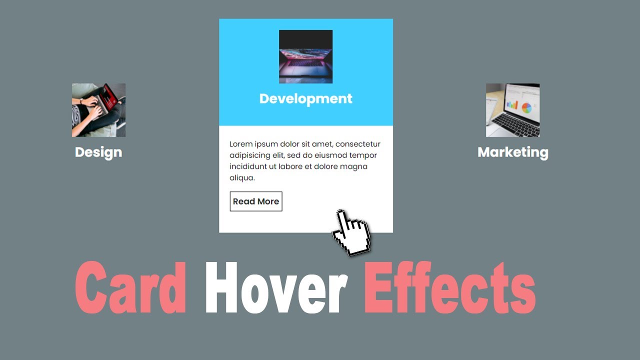 How to Make CSS Card With Hover Animation | CSS Card Hover Effects
