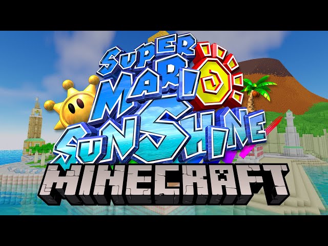 Isle Delfino from Super Mario Sunshine Minecraft Map