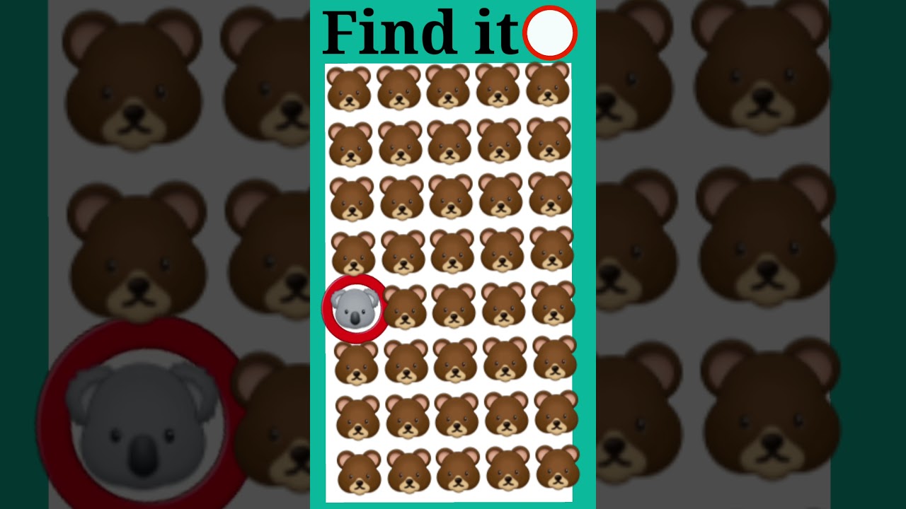 HOW GOOD ARE YOUR EYES | Find The Odd Emoji Out | Emoji Puzzle Quiz