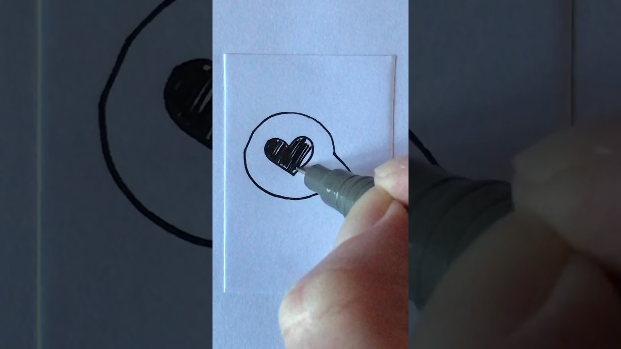 💬 DRAWING A LOVE SPEECH BUBBLE | Easy Doodle Ideas | How To Draw A Speech Bubble