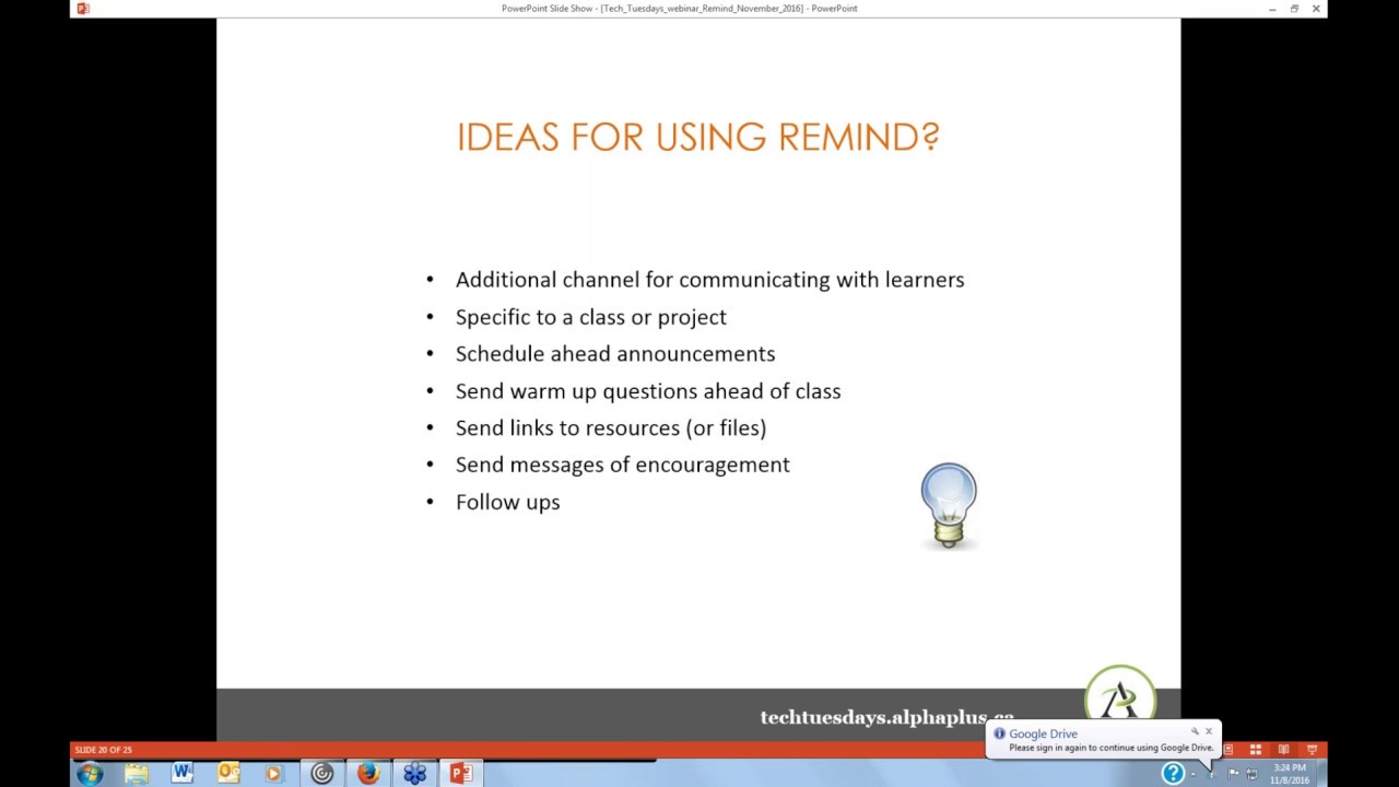 Remind : a free communication platform for instructors and students