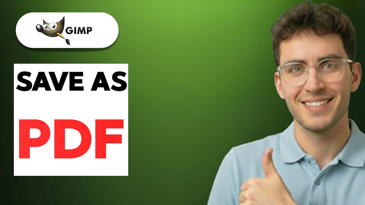 How to Save as PDF in GIMP [2026 Full Guide]