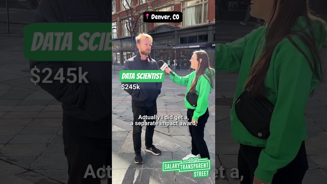 #DataScientist in Denver, CO📍#salarytransparentstreet #salarytransparency #paytransparency