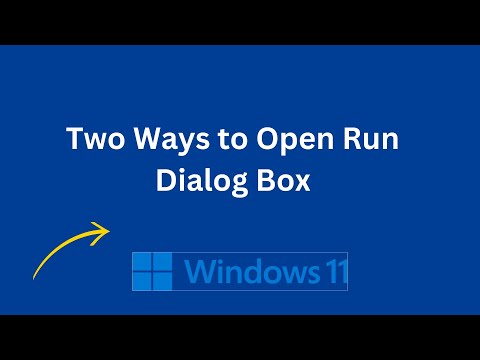 Two Ways to Open Run Dialog Box in Windows 10