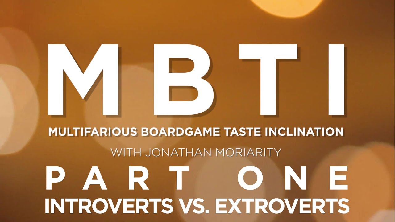 MBTI: Part One (Introverts vs Extroverts)