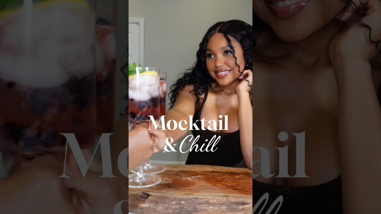 🫐✨Berry Bliss Mocktail Recipe #dryjanuary #mocktail #mocktailrecipes