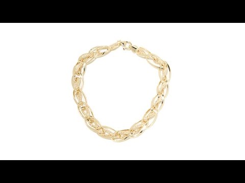 Technibond DiamondCut Interlocking Link Bracelet