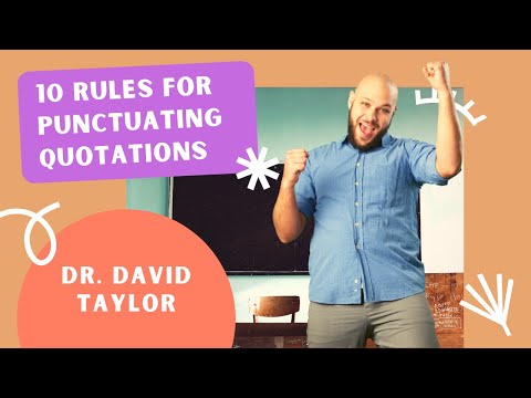 How to Punctuate Your Research Quotations