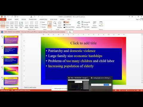 MODERN FAMILY IN INDIAN - NUCLEAR FAMILY |TNMGRMU |PSCON |Online Lecture on 7- 8-2021