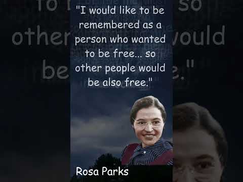 Each person must live their life as a model for others Rosa Parks Quote #quotes #inspiration