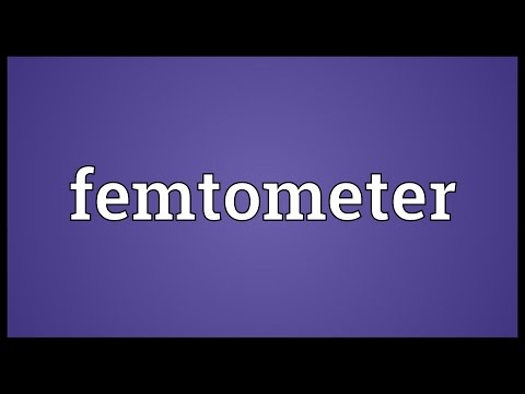 Femtometer Meaning