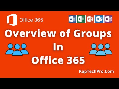 Understanding Office 365 Groups