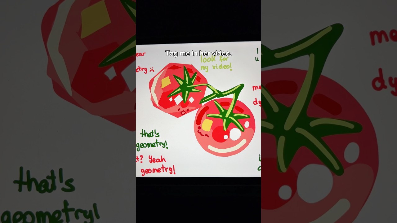 She says it’s geometric… but it’s all ROUND 😤 #artworkout #digitalart #drawing #artchallenge