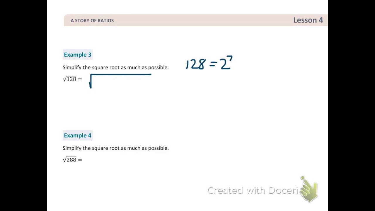 8th Math Module 7 lesson 4 (optional)