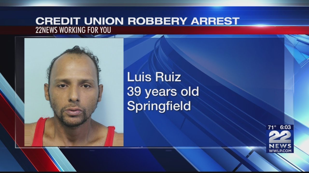 Credit Union robbed in Springfield, suspect arrested