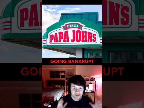Papa John’s Pizza is Going Bankrupt 💔😭