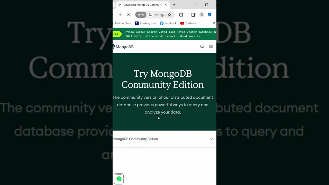 Download MongoDB in 10 seconds👌