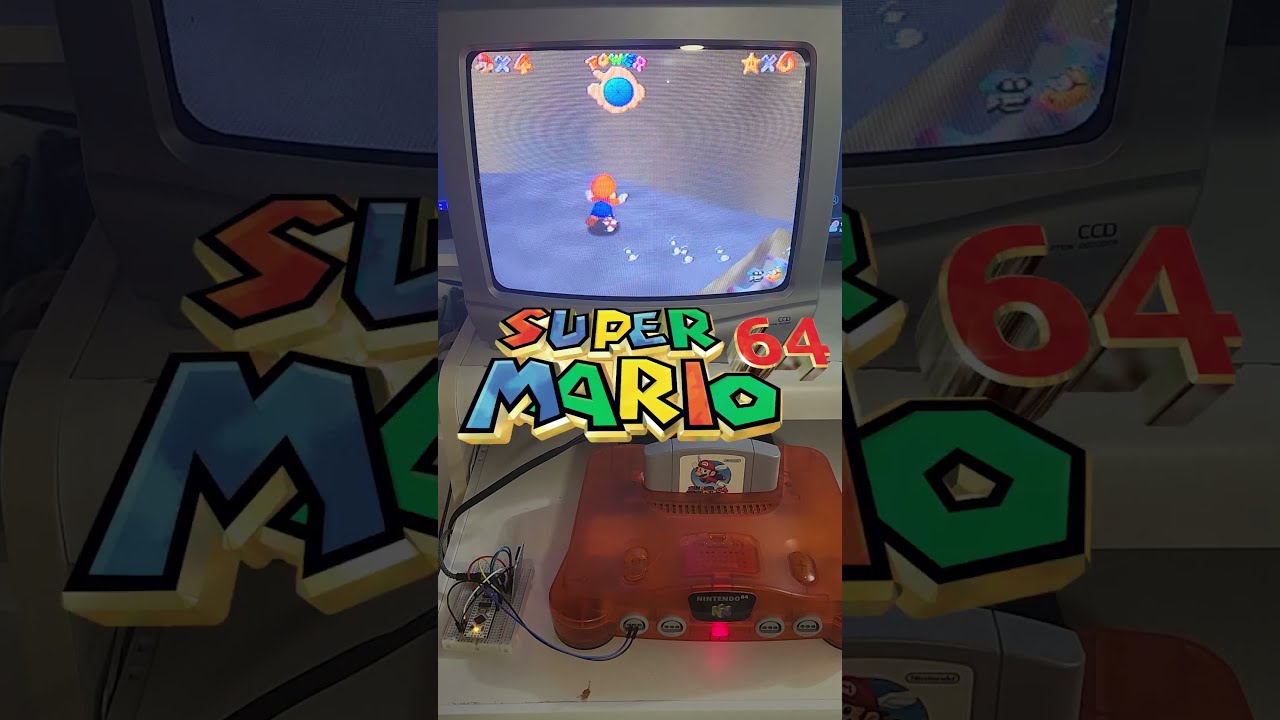 Arduino beats Super Mario 64