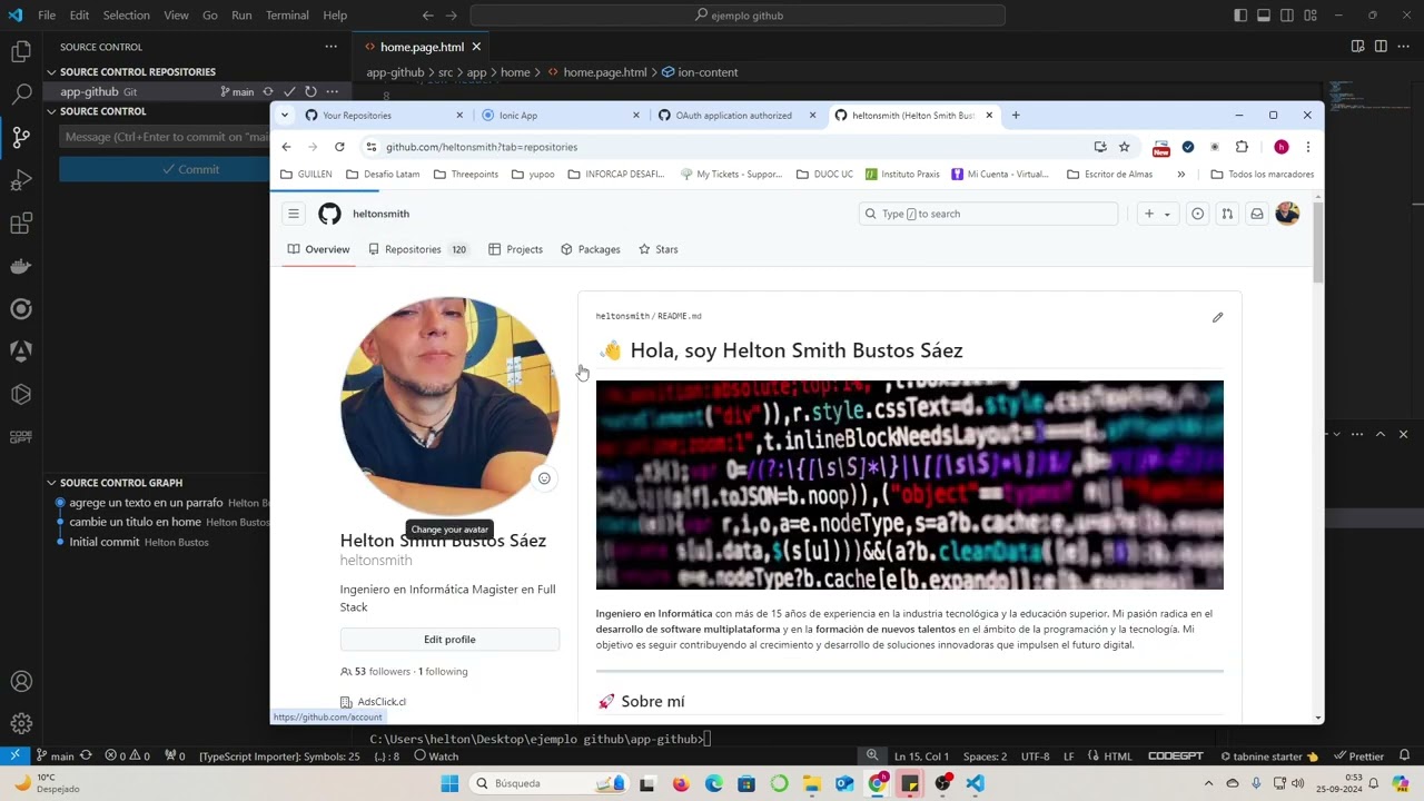 Clase 3 - Ejemplo/Repaso + Git + Github + Angular + Ionic