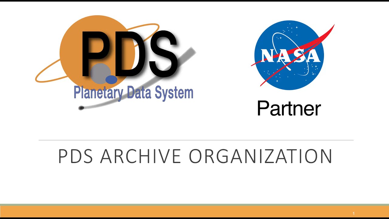 Organization of a PDS Archive