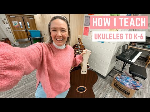 HOW I TEACH UKULELES TO K-6 // ft. my new ukulele storage system!