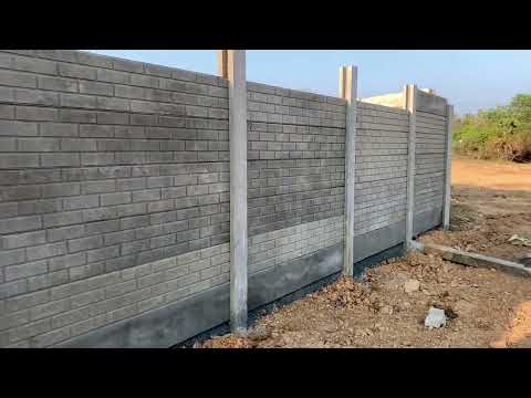 Rcc Precast Boundary Wall - 6 inch Precast RCC Boundary Wall ...