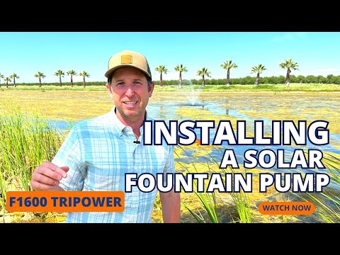 How to install a Solar Fountain Pump in under 1 min