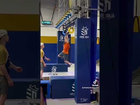 1ST PLACE COURSE RUN 🔥#viral #ninjawarrior #viralshort
