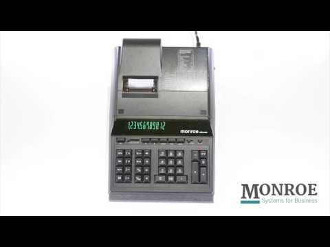 Monroe Ultimate heavy-duty calculator overview
