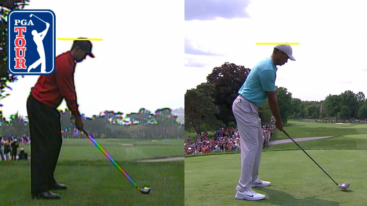 Tiger Woods’ swing comparison 2000 vs. 2019