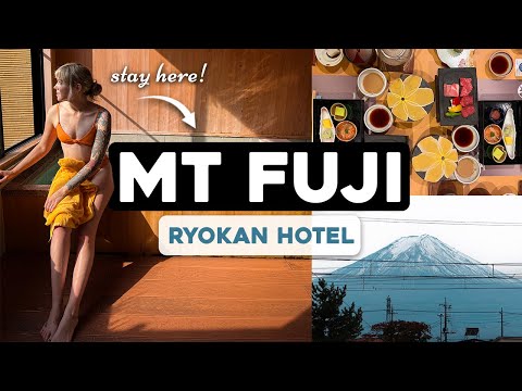 MT. FUJI Traditional Japanese Ryokan! 🇯🇵 (with PRIVATE ONSEN)
