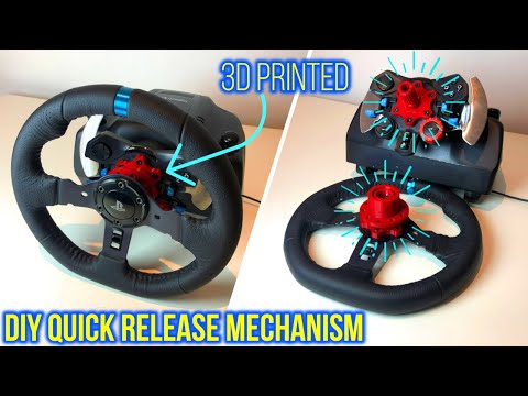 STL file Logitech g29 quick-release knob and matching steering wheels 🕹 ...