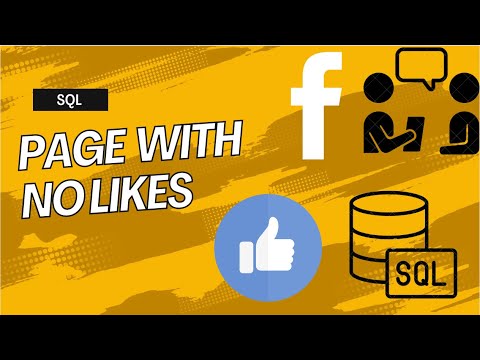 Page With No Likes [Facebook SQL Interview Questions]