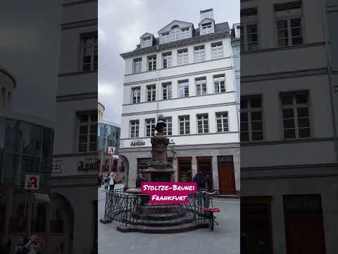 Must See in Frankfurt, Germany - Stoltze-Brunnen 🤩