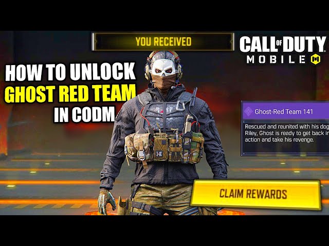 How to get Modern Warfare 2's Red Team 141 Ghost skin in Call of Duty: Mobile