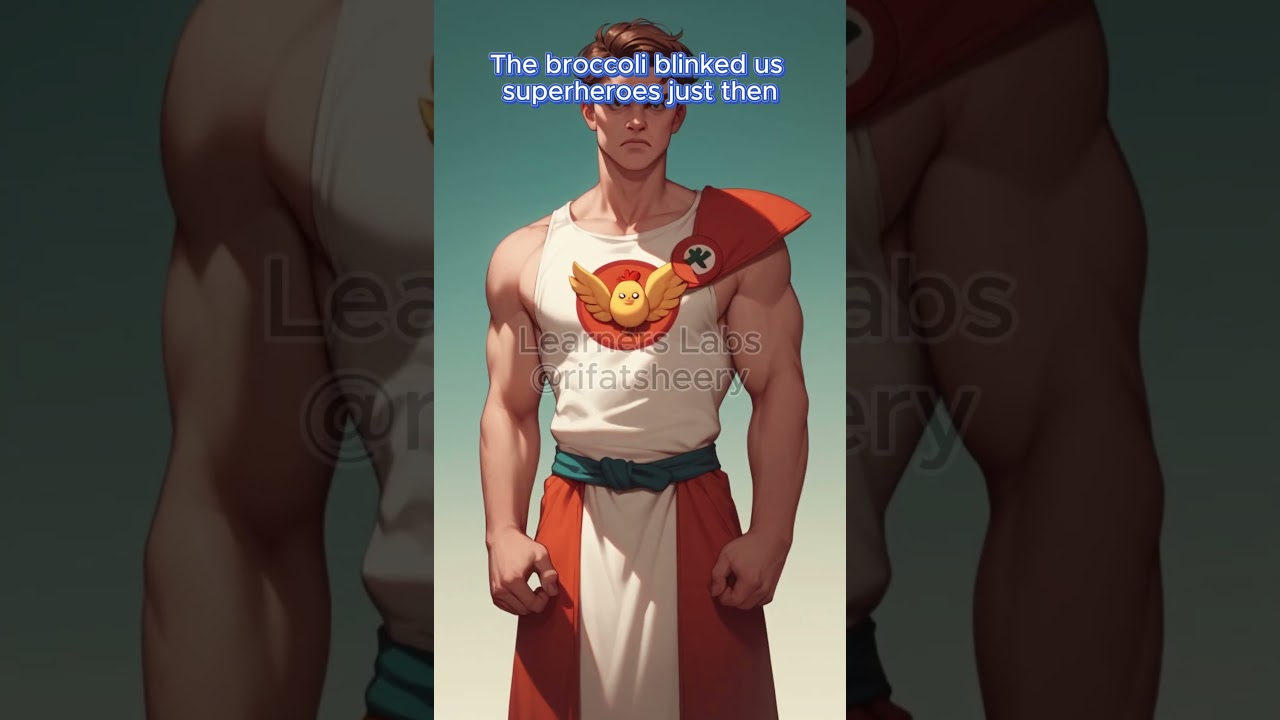 The Great Broccoli Escape 🥦💨 | Veggie Superheroes! #health #vegitables #healthy #education #brain